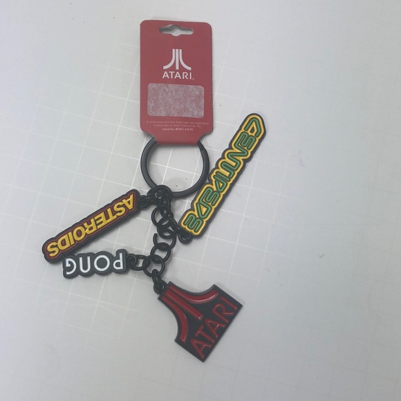 atari | Other | Official Atari Keychain With Logo Nwt | Poshmark